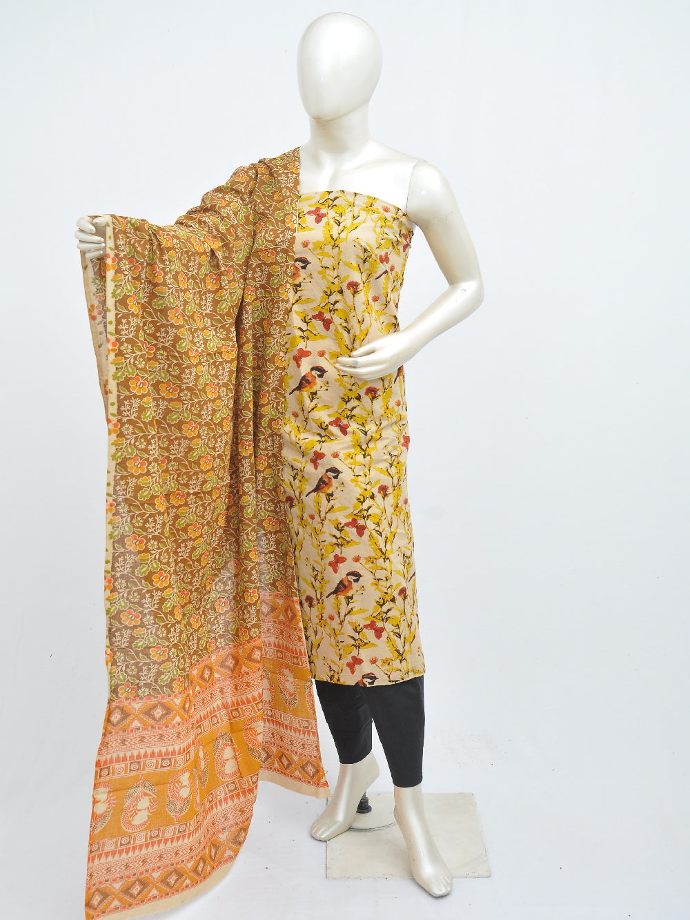 Kalamkari Designer Dress Material – DressesForWomen.IN