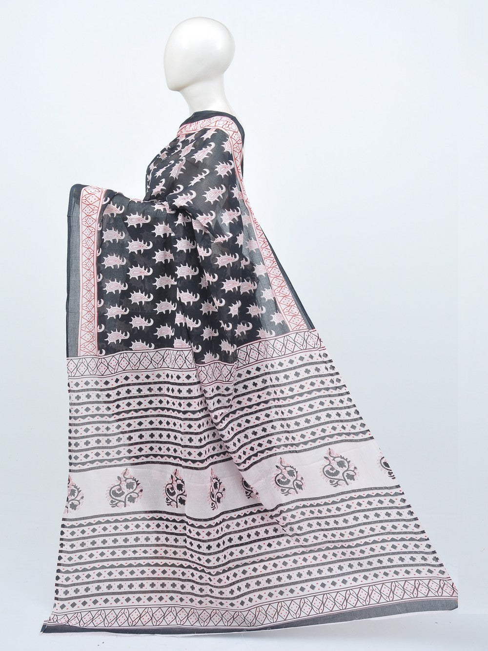 Mul Mul Print Cotton Saree – DressesForWomen.IN