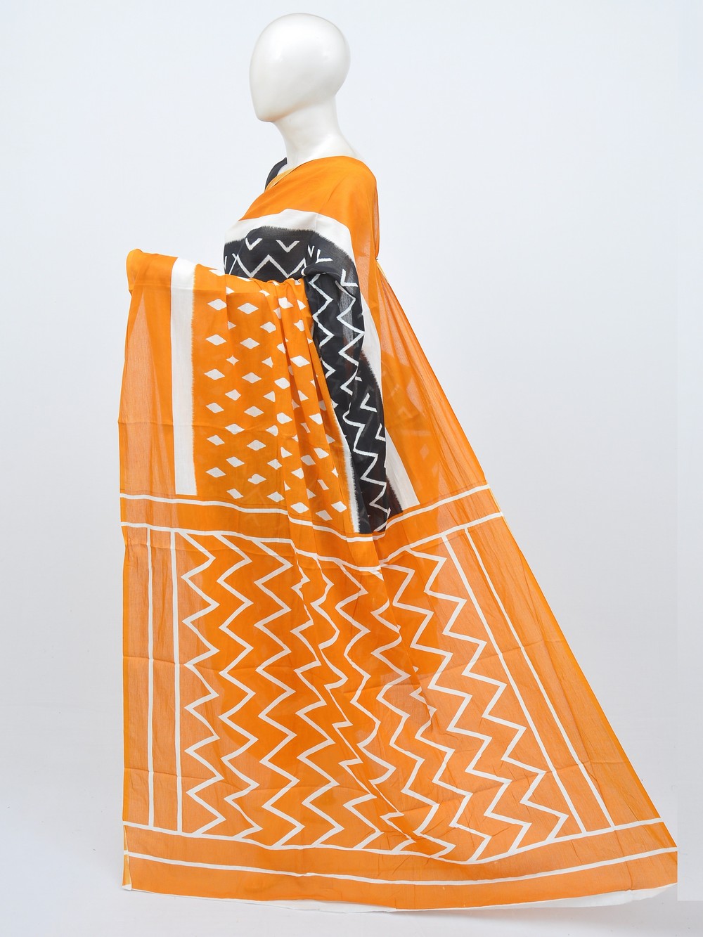 Mul Mul Print Cotton Saree – DressesForWomen.IN