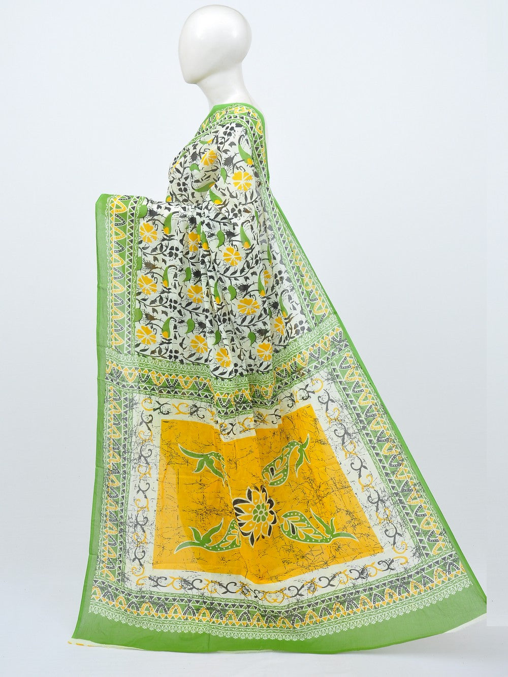 Mul Mul Print Cotton Saree – DressesForWomen.IN