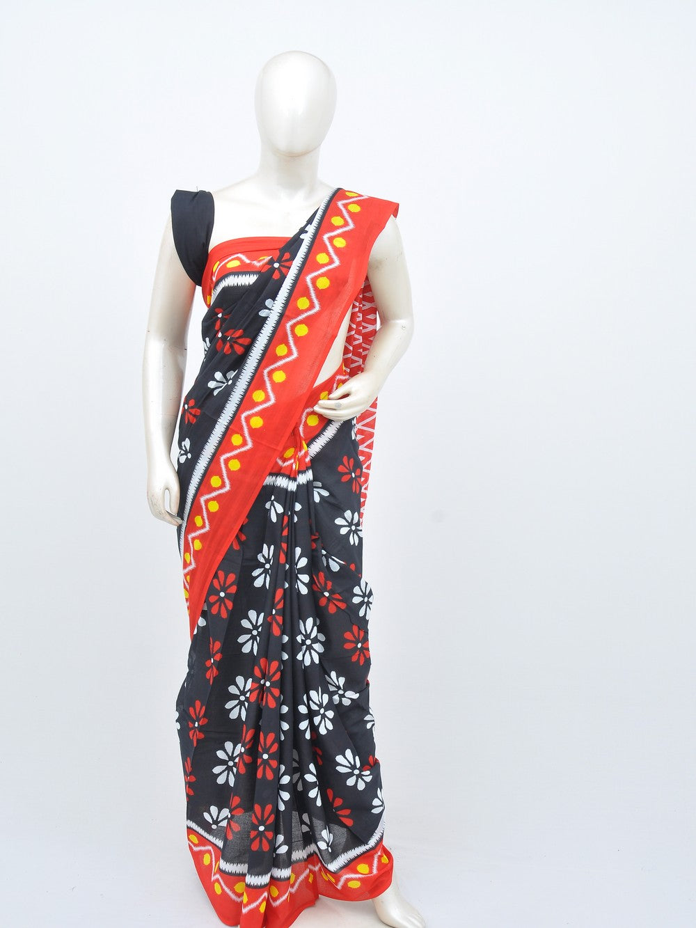 Mul Mul Print Cotton Saree – DressesForWomen.IN