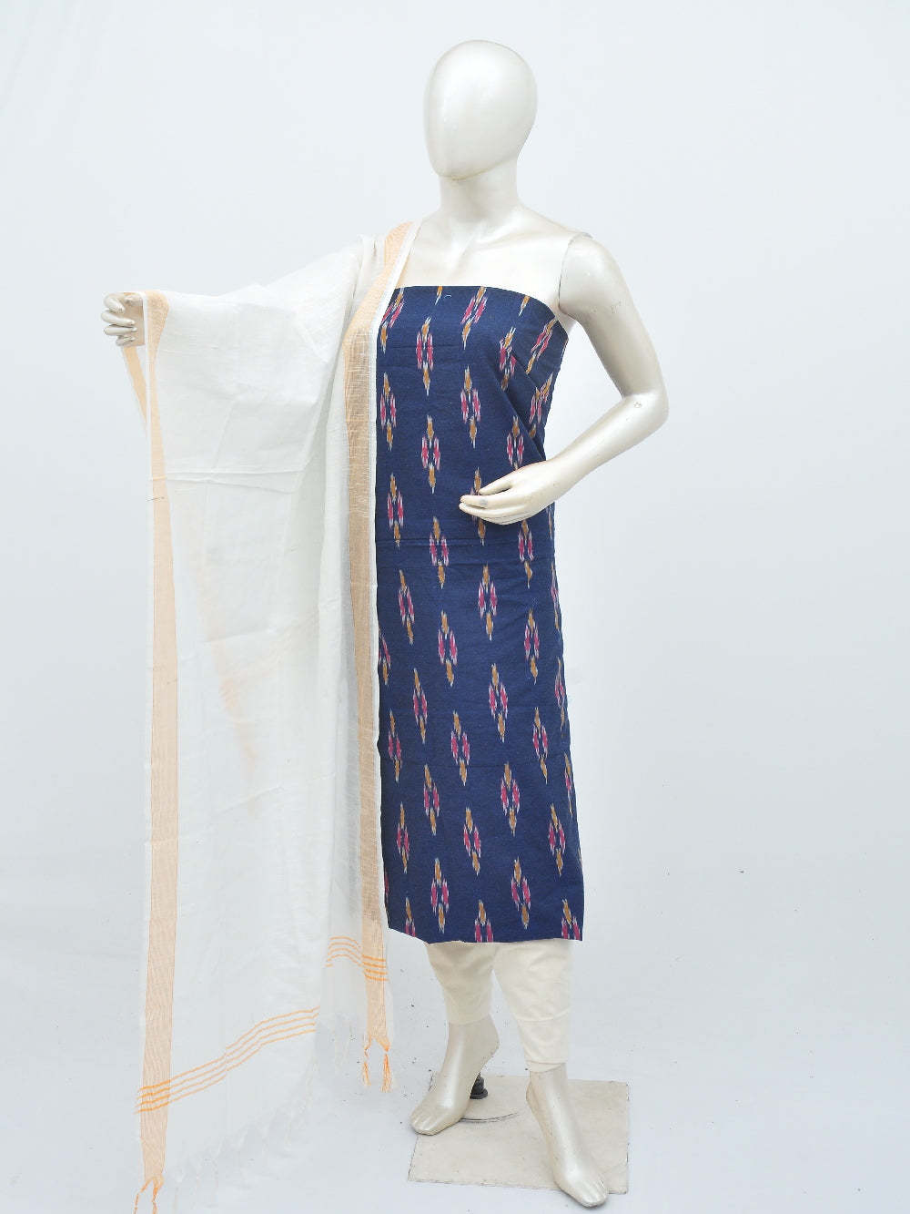 Cotton designer dress material Pochampally Ikat at whole sale price ...