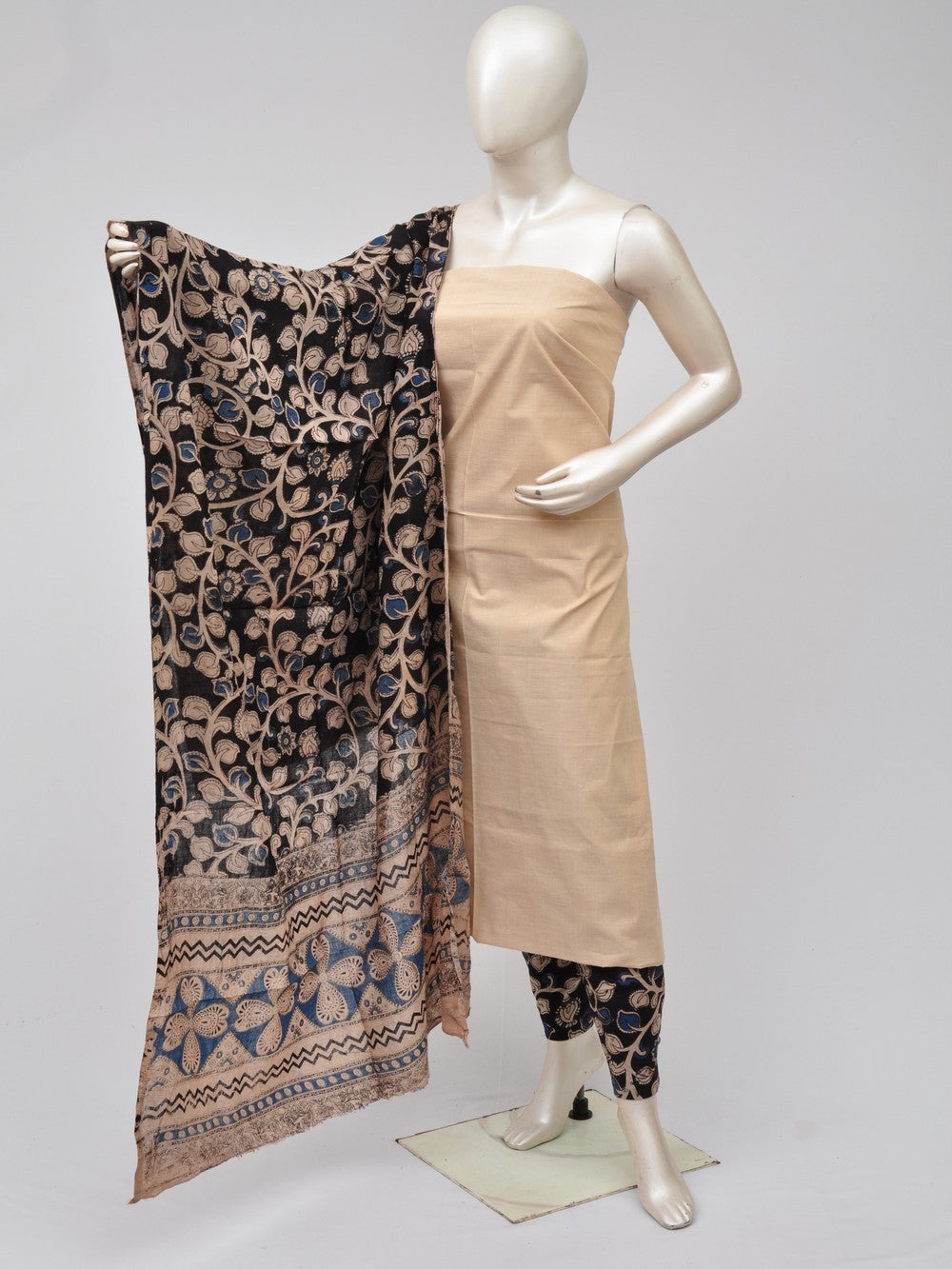 Kalamkari print dress material at whole sale price – DressesForWomen.IN