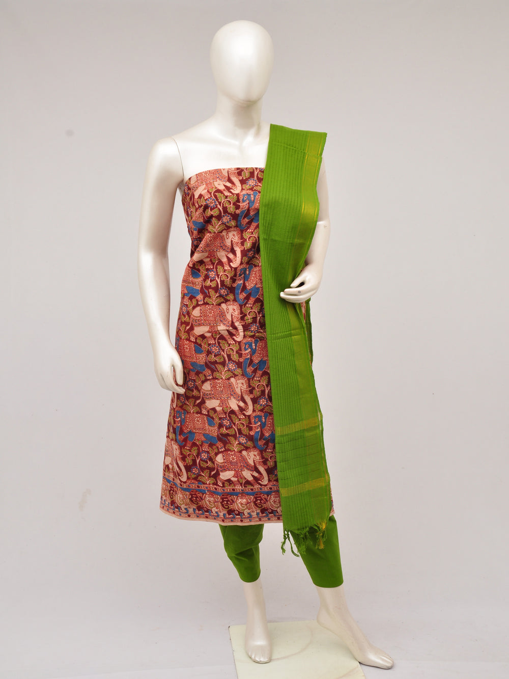 Kalamkari dress material at wholesale rate from weavers online ...